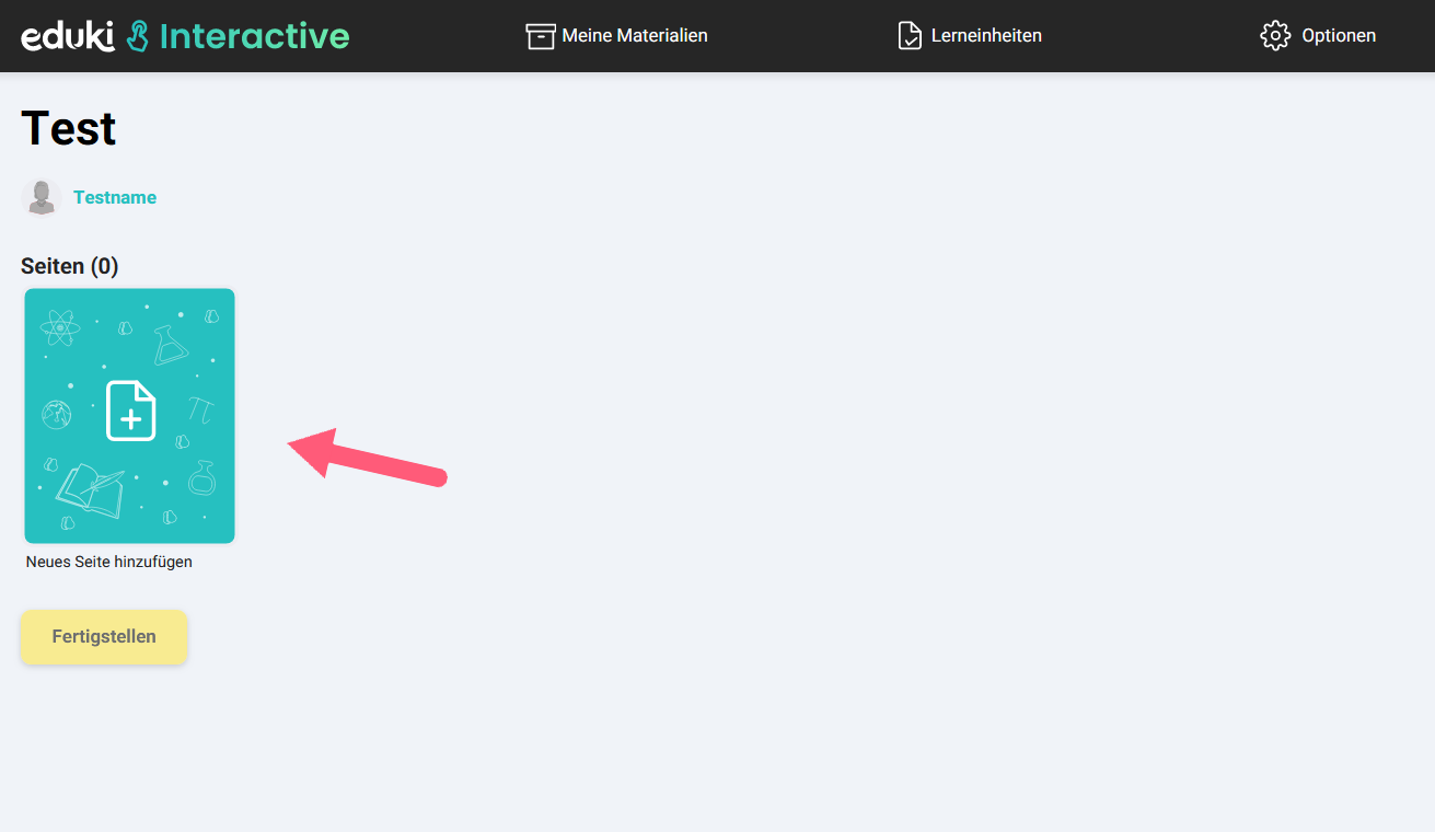 Interactives erstellen – eduki